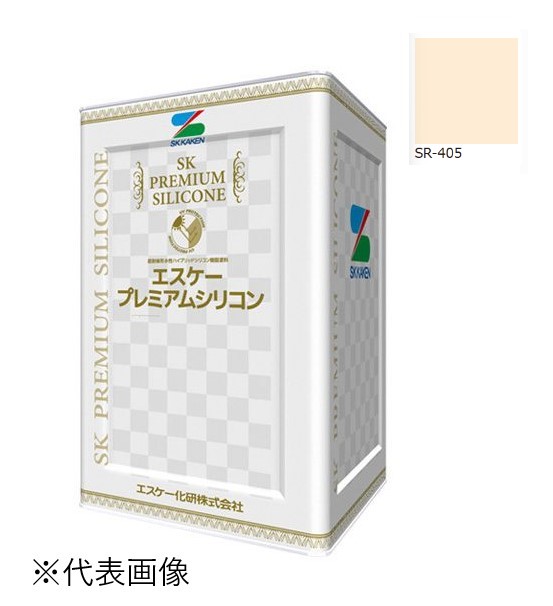 ペイントアンドツール / エスケー弾性プレミアムシリコン 艶有 SR-405 15kg【エスケー化研】＊代引決済不可、キャンセル不可