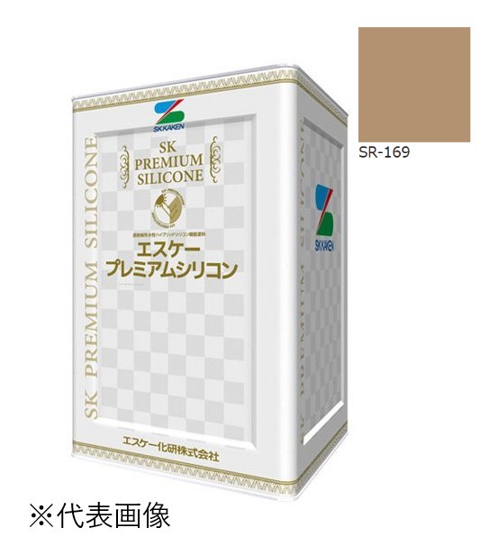 ペイントアンドツール / エスケー弾性プレミアムシリコン 艶有 SR-169 15kg【エスケー化研】＊代引決済不可、キャンセル不可