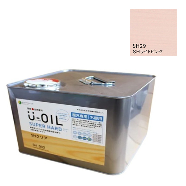 ペイントアンドツール / U-OIL(ユーオイル) スーパーハード ライトピンク（SH29）9L【株式会社シオン】屋外専用